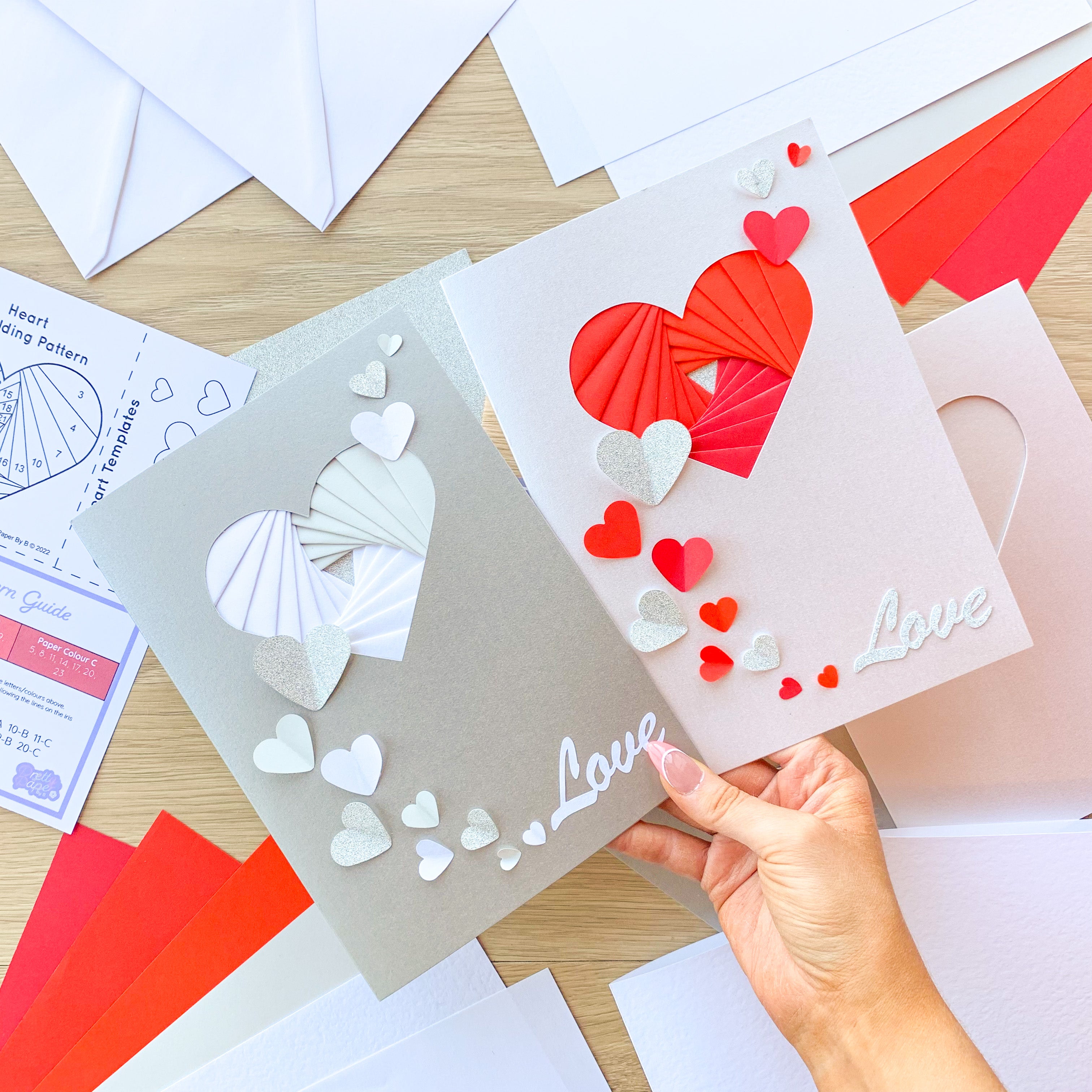 Make Your Own Valentine Card – Pretty In Paper By B