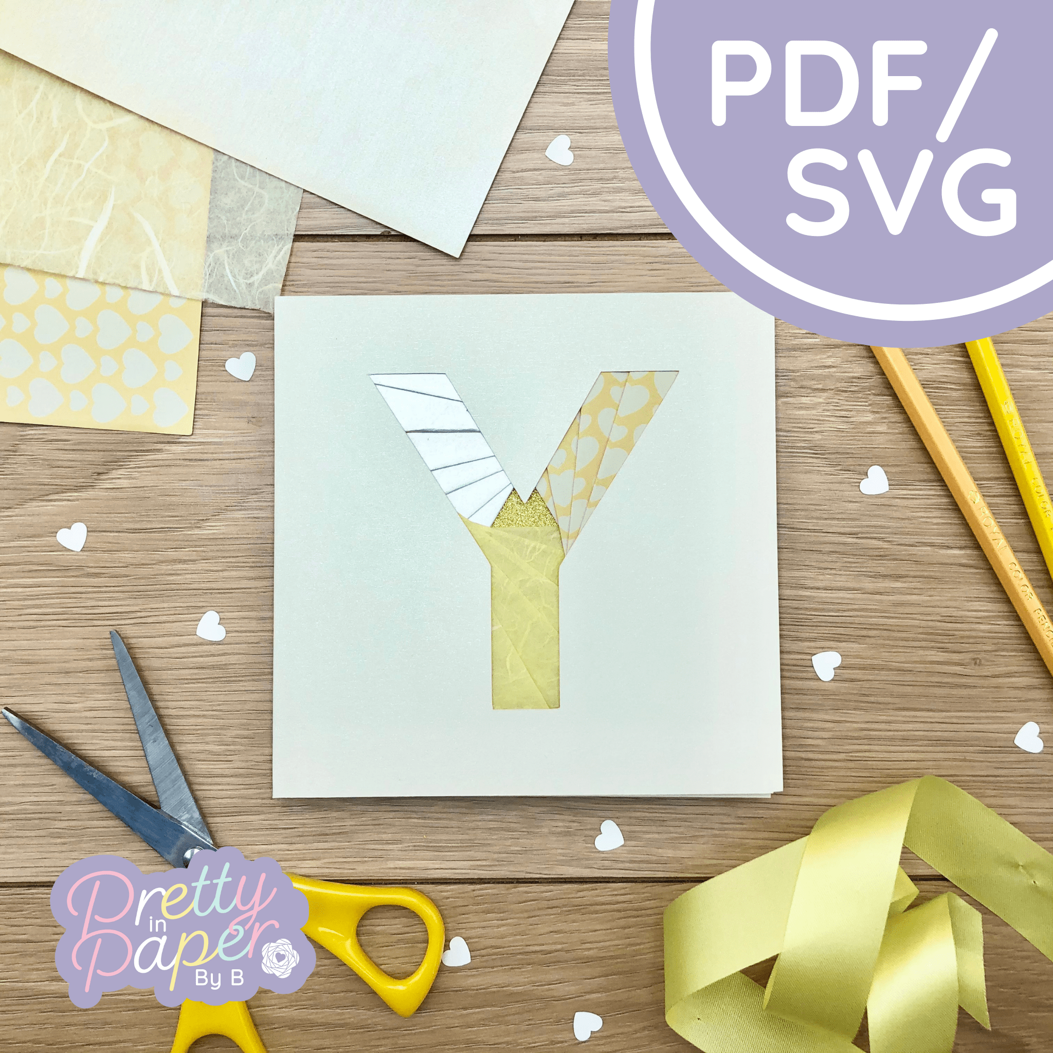 Printable Letter Y Template
