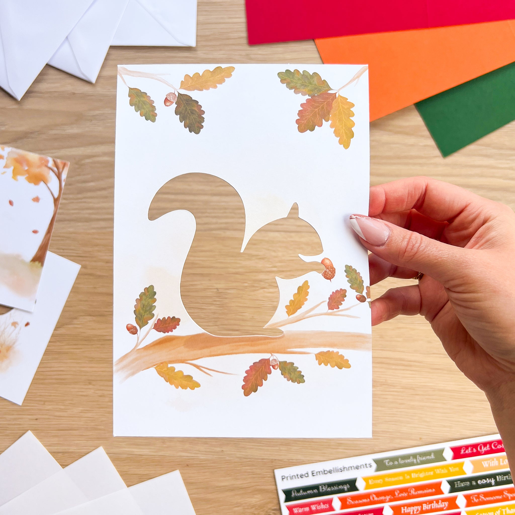 Friends of the Forest Card Making Kit | Iris Folding Craft Kit Beginne ...