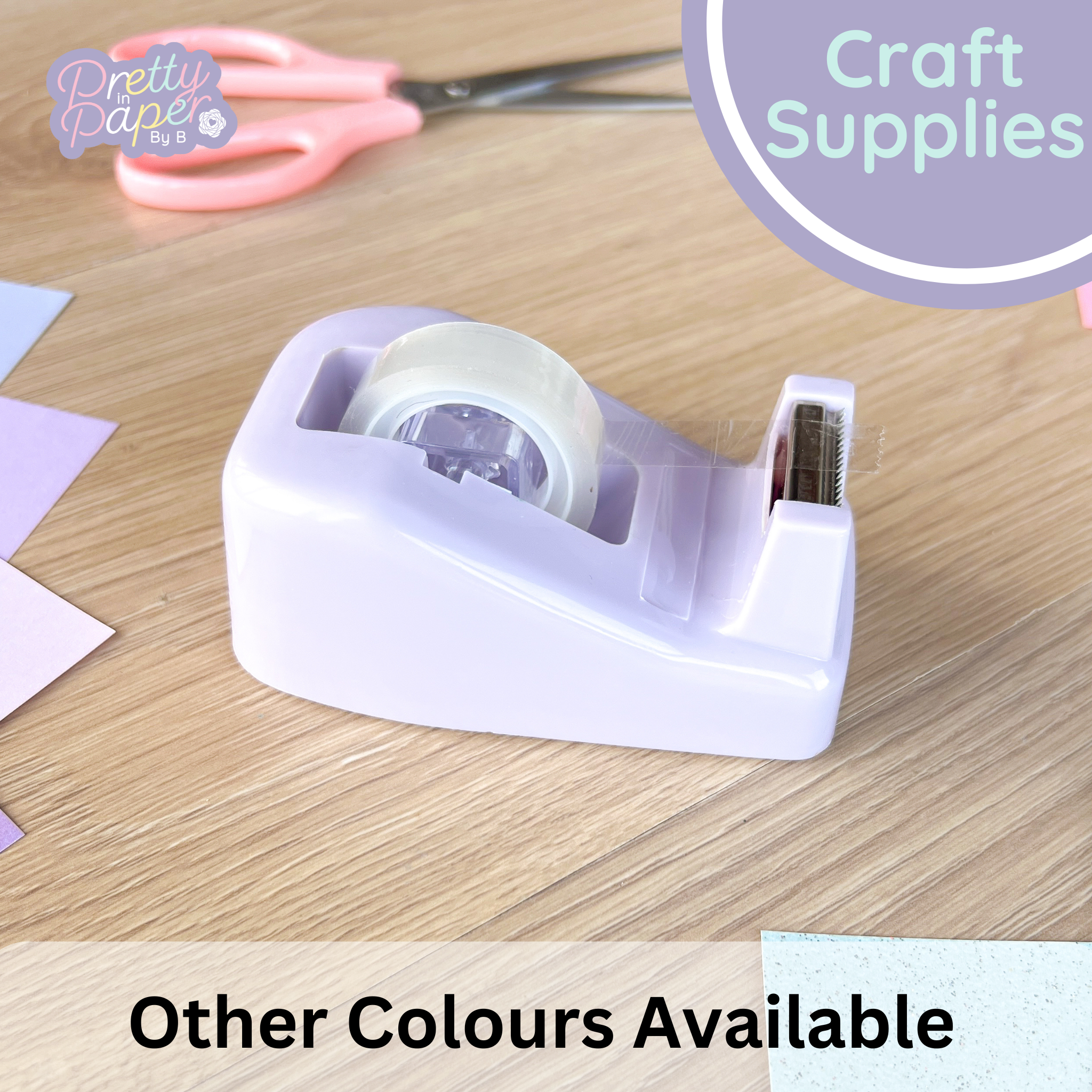 Paper Craft Tape Dispenser | Pastel Tape Holder | Card Making – Pretty ...